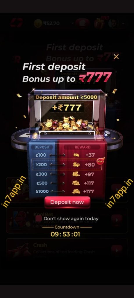 In7 App In7 Is An Indian Mobile Gaming Platform Blending Casino Style